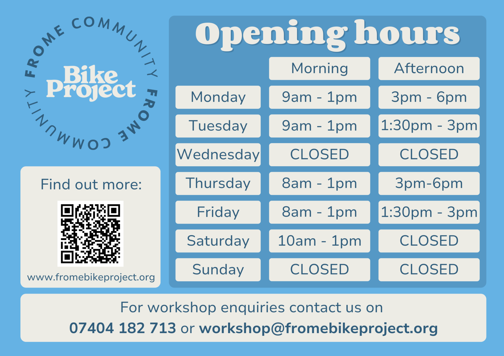 Contact us – Frome Community Bike Project